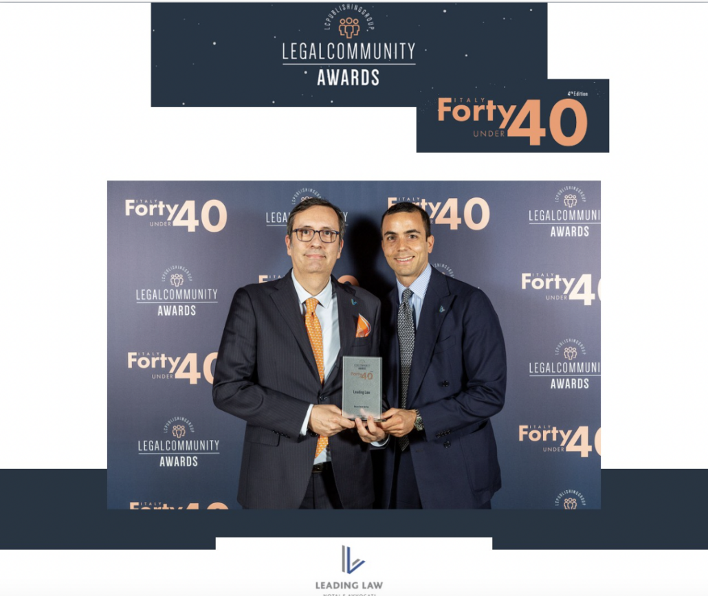 Legal Community Forty Under 40 Awards 2023: i premi - Leading Law